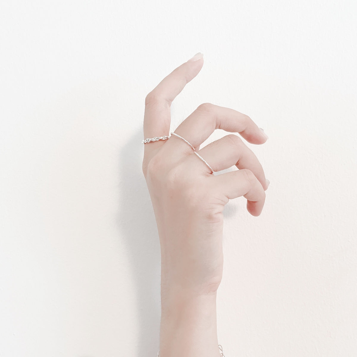 925 Delicate Stackable Mina Ring – iLLii